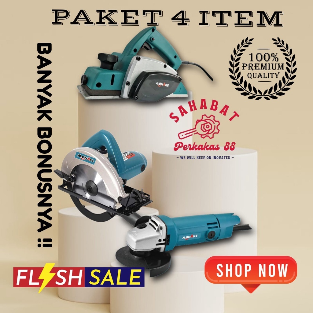 Jual paket mesin tukang kayu lengkap MURAH !! 6 JENIS MESIN dari BOR ...