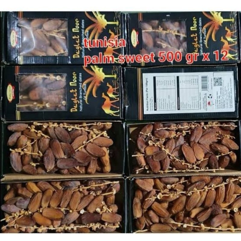 Jual Kurma Tunisia Tangkai Palmsweet 500gr Kurma Tunis Tangkai 500 gr | Shopee Indonesia