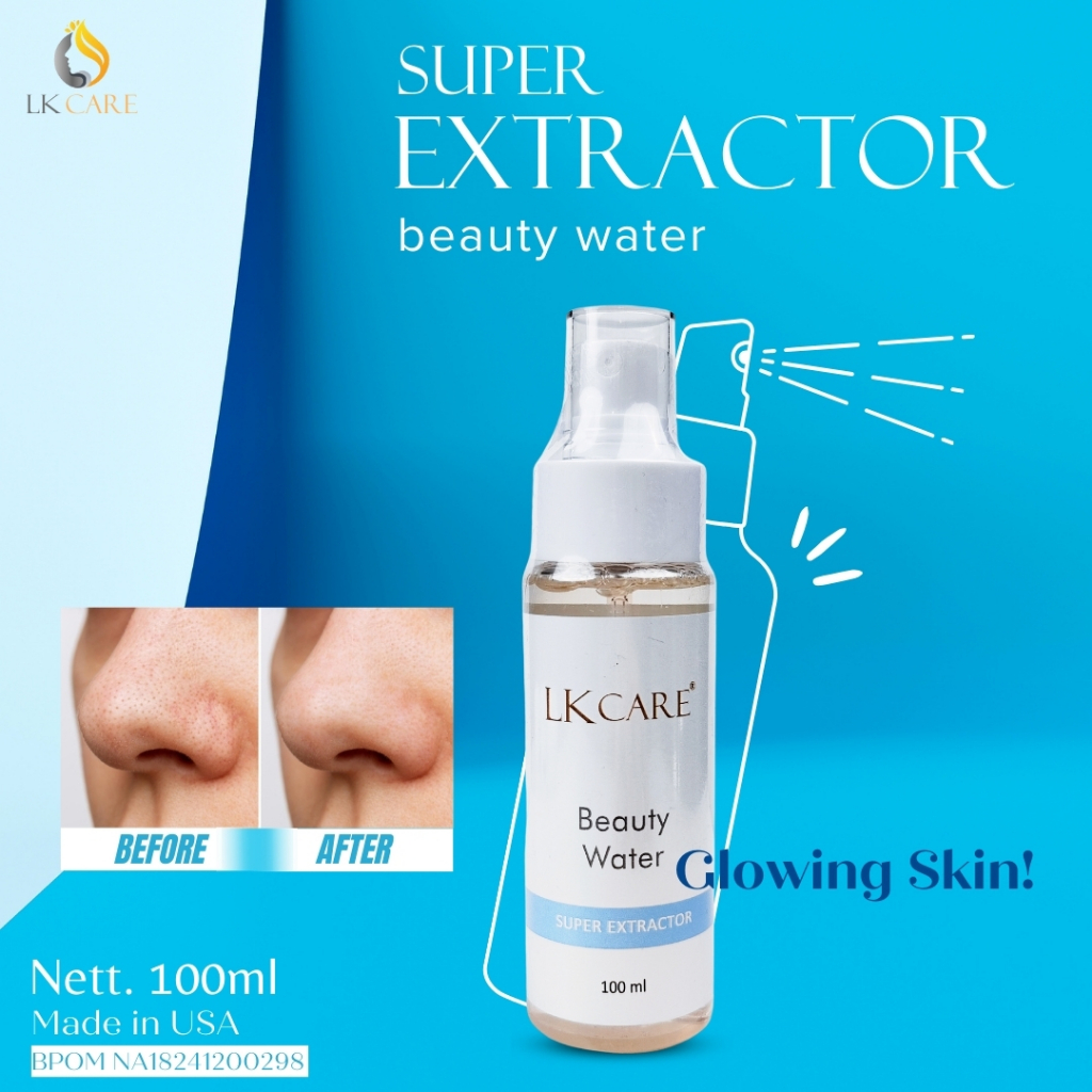 Jual LKCARE Super Extractor BEAUTY WATER Nose Black Head sebum removal ...