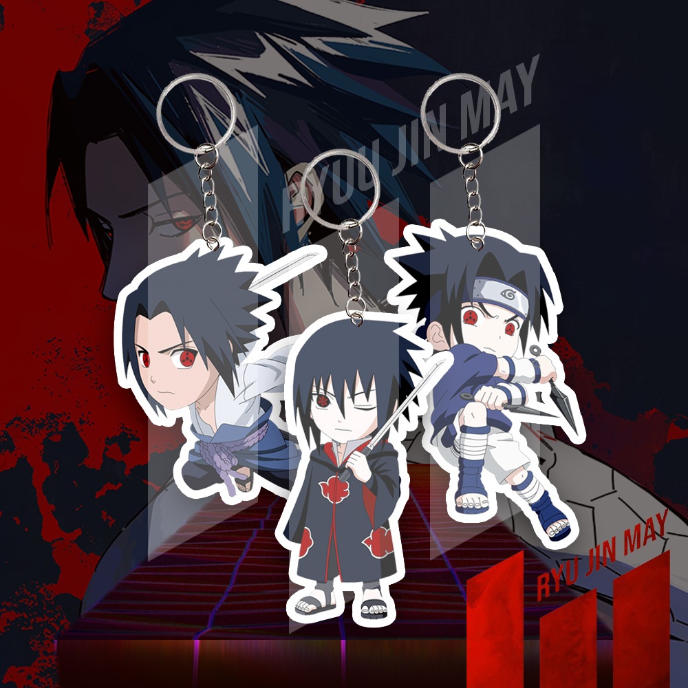 Jual Gantungan Kunci / Keychain / Gantungan HP - Naruto - Sasuke Uchiha | Shopee Indonesia