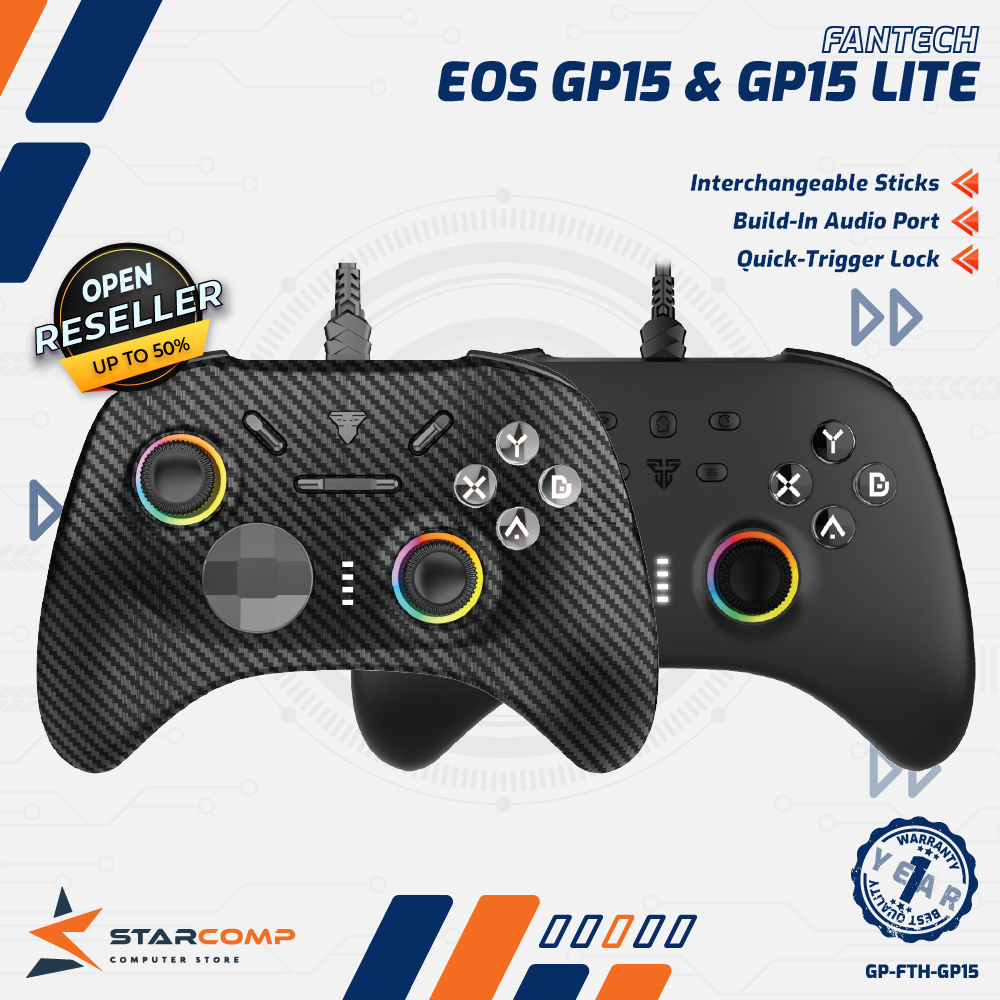Jual Fantech GP15 / GP-15 EOS VEGA Multiplatform Wired Gamepad Cable ...