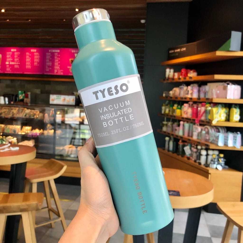 Jual [ORIGINAL] TYESO Vacuum insulated bottle/Tumbler Stainless Bpa Free (8710) | Shopee Indonesia