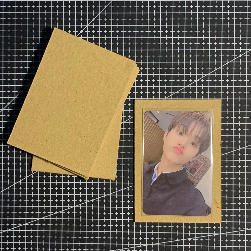 Jual (10pcs) yellowboard A7 kertas karton board kuning untuk packing ...