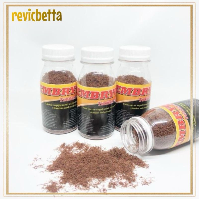 Jual Cacing Kering Halus Sutera Netto 20gram pakan ikan cupang guppy ...