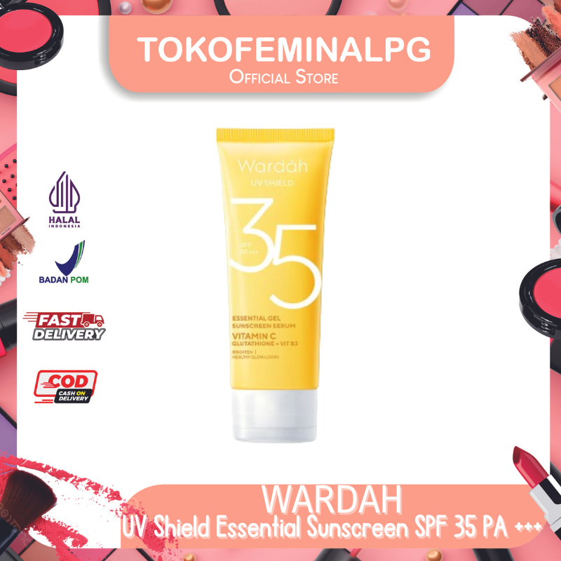 Jual WARDAH Essential Sunscreen Gel SPF 35 PA +++ | Shopee Indonesia