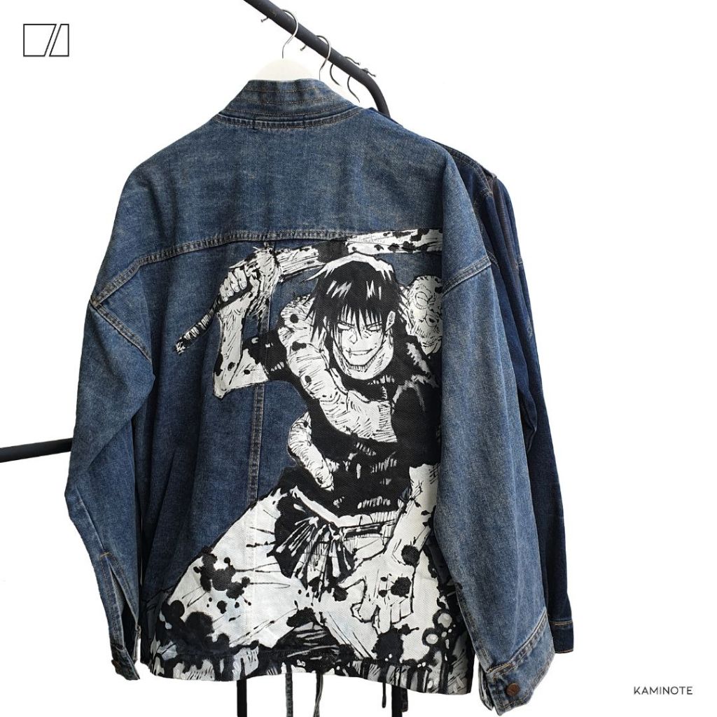Jual Toji Denim Jacket Custom Anime/Manga - Jujutsu Kaisen - SSST ID ...