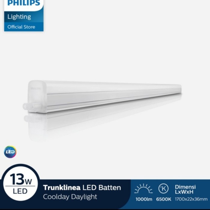 Jual Philips T5 LED Batten Trunklinea 13W 3000K 4000K 6500K - 6500K murah | Shopee Indonesia