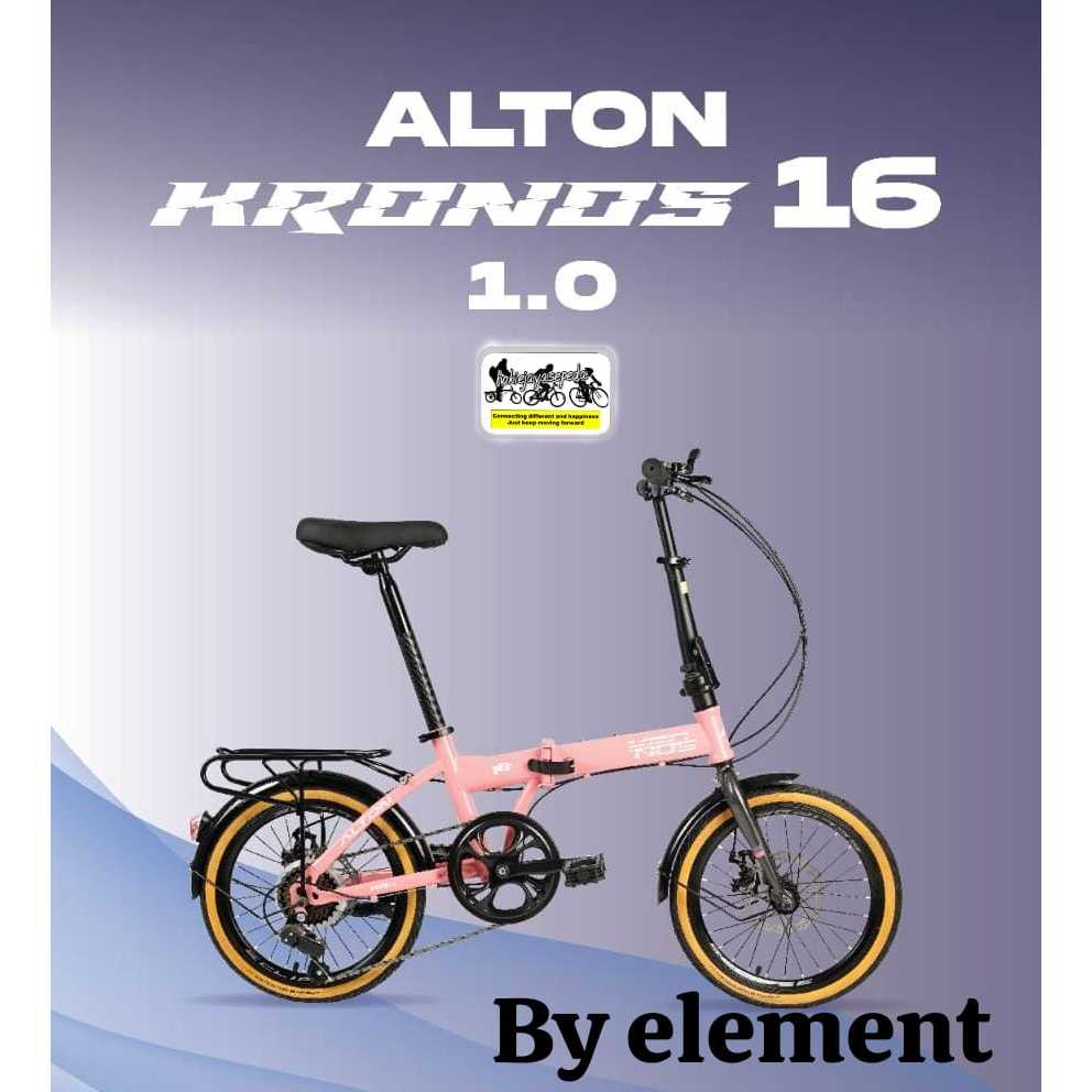 Jual Sepeda lipat 16 Element Alton Folding Kronos 7 speed - Disc brake ...