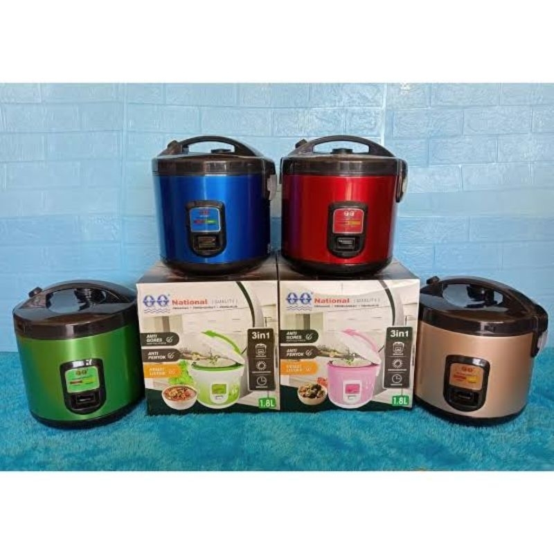 Jual MAGIC COM RICE COOKER QQ 1,8 1.8 LITER L 1,8L 1.8L ALUMINIUM ANTI ...