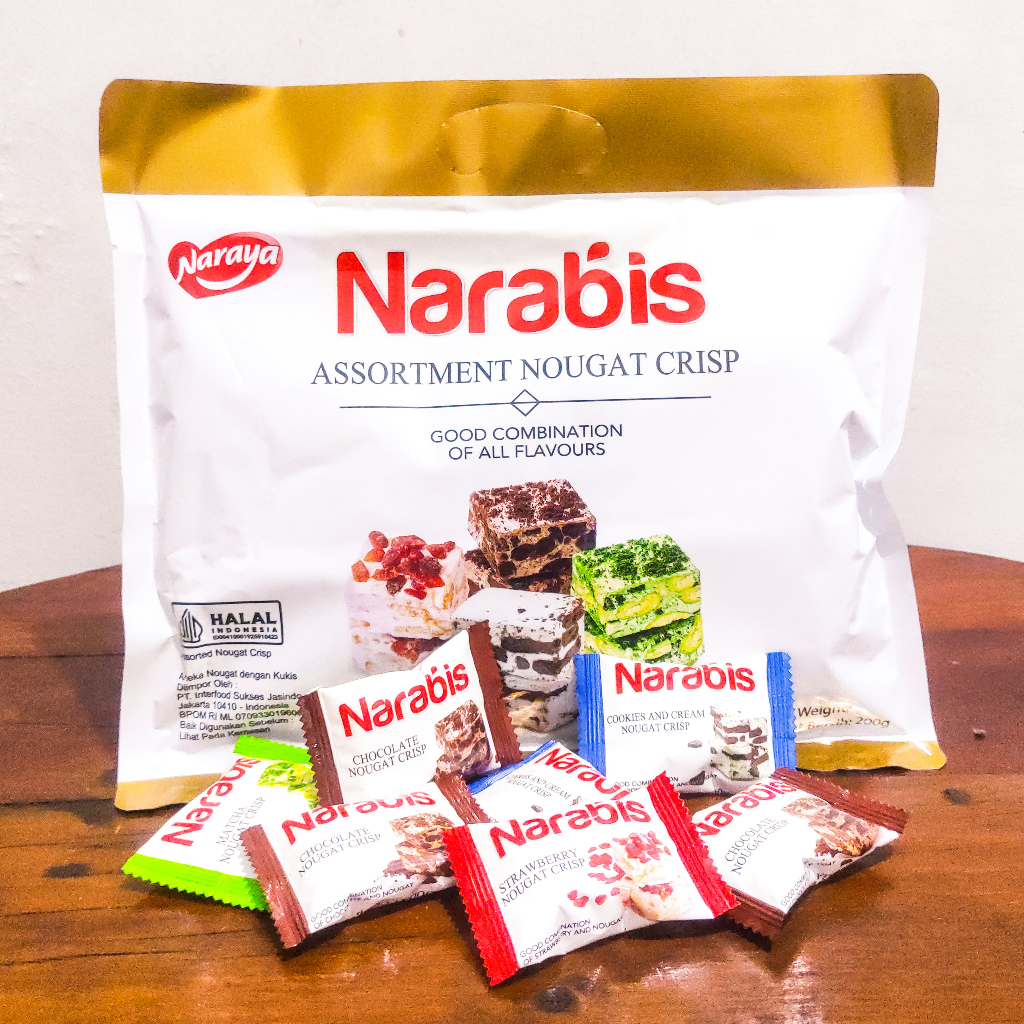 Jual Snack Import - Naraya - Narabis Nougat | Shopee Indonesia