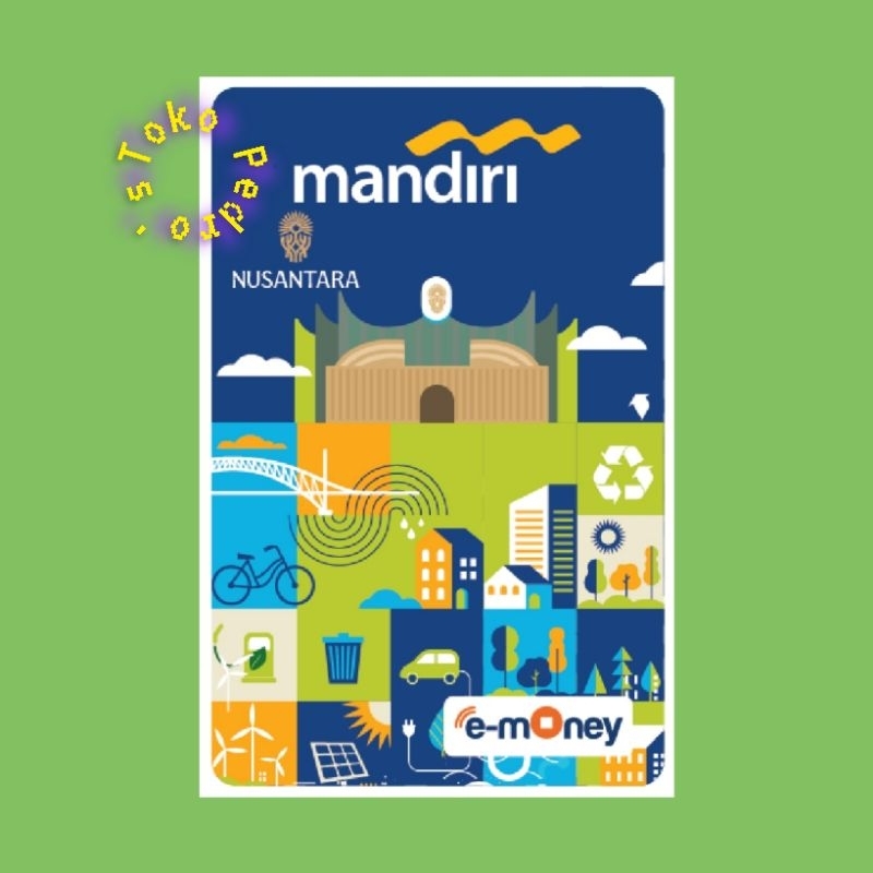 Jual Mandiri eMoney Thema NUSANTARA ( IKN ) - BLUE PORTRAIT Original ...