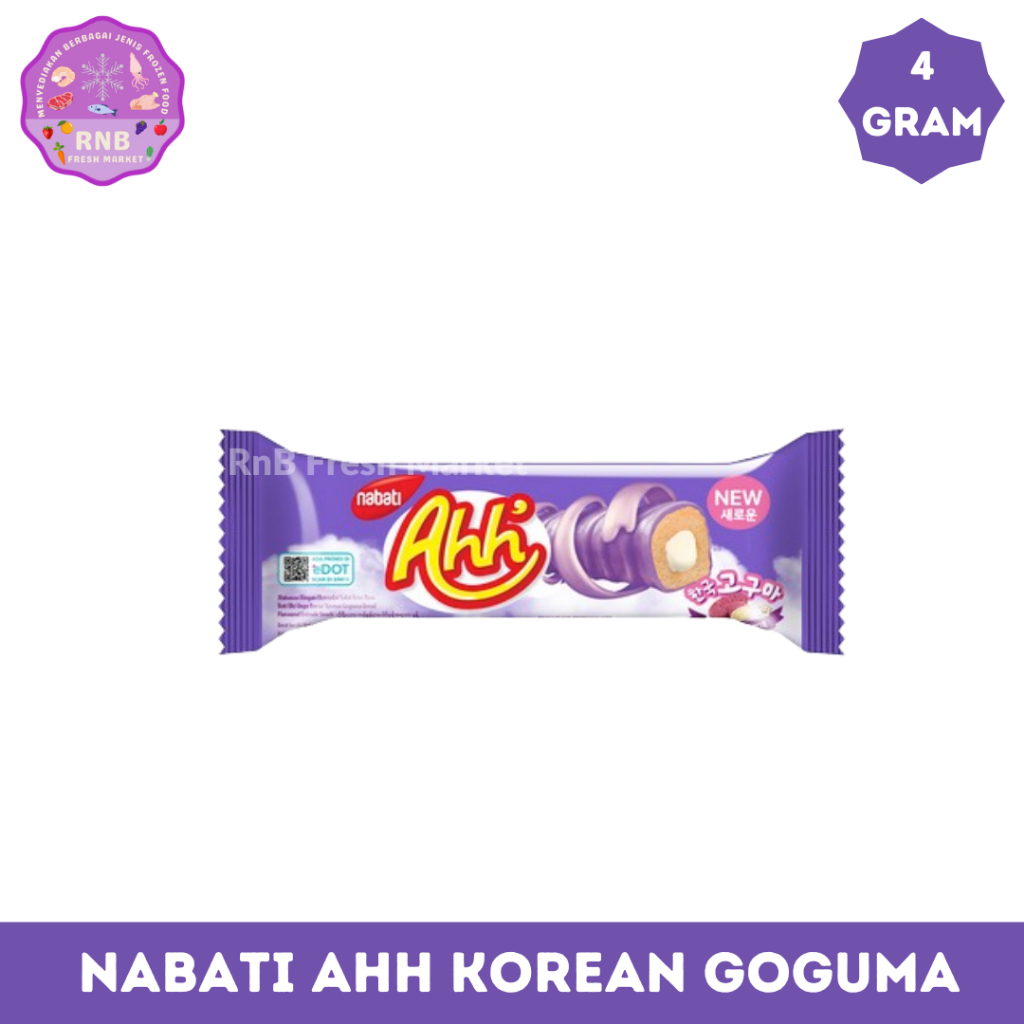 Jual Snack Nabati Ahh Korean Goguma Netto 4 Gram | Shopee Indonesia
