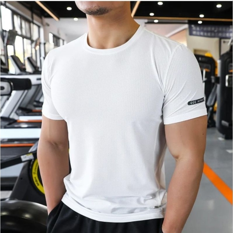 Jual HARGA PROMOSI NEW arrival Baju Fitnes Gym Dryfit pria lengan ...