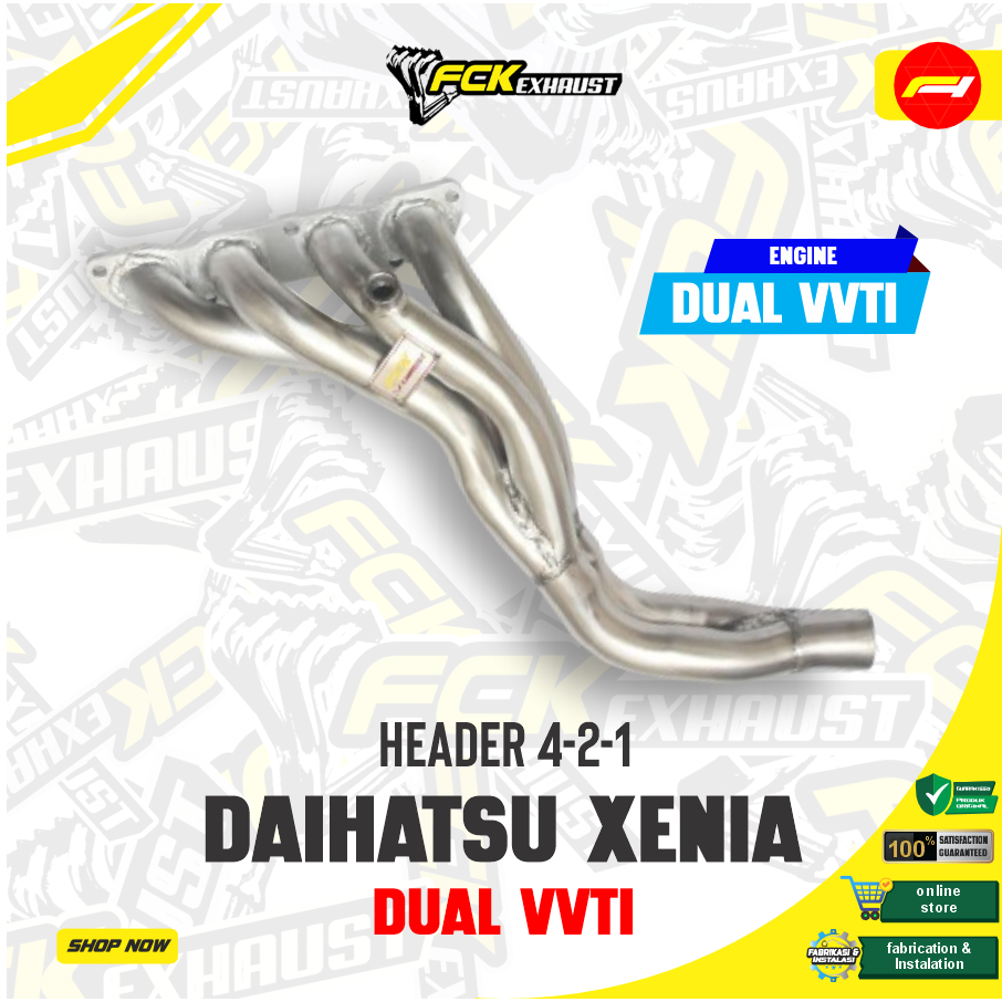 Jual FCK Header Xenia dual VVTi 421 Knalpot Mobil | Shopee Indonesia