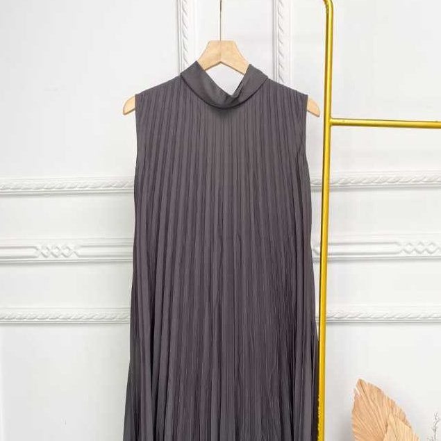 Jual Dress Inner Plisket Tanpa Lengan Hyget Premium - Inner Gamis ...