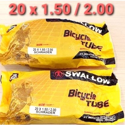 Jual Ban Dalam Sepeda Ukuran 20 x 1.50 / 2.00 Swallow AV Schrader Anak Lipat Minion Mini BMX ...