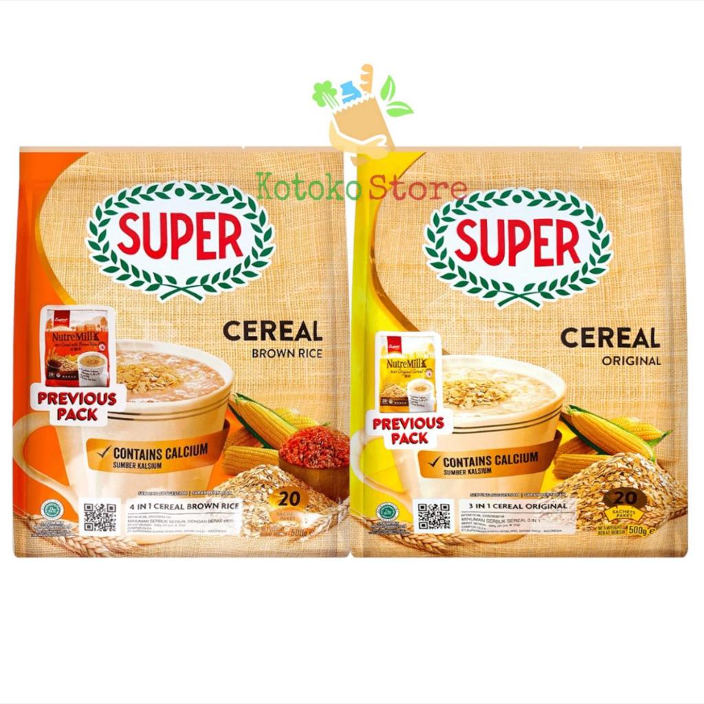 Jual Super Cereal Instant Original / Super Cereal Instant Brown Rice ...