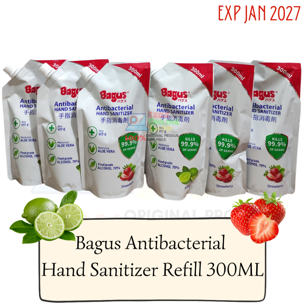 Jual Bagus Hand Sanitizer Refill 300ml Pouch | Shopee Indonesia
