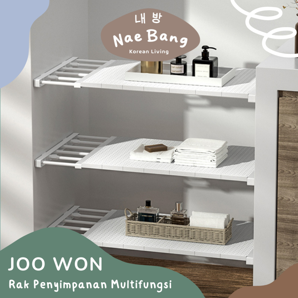 Jual 【NAE BANG】JOO WON Sekat Pemisah Lemari Multifungsi Rak Devider ...