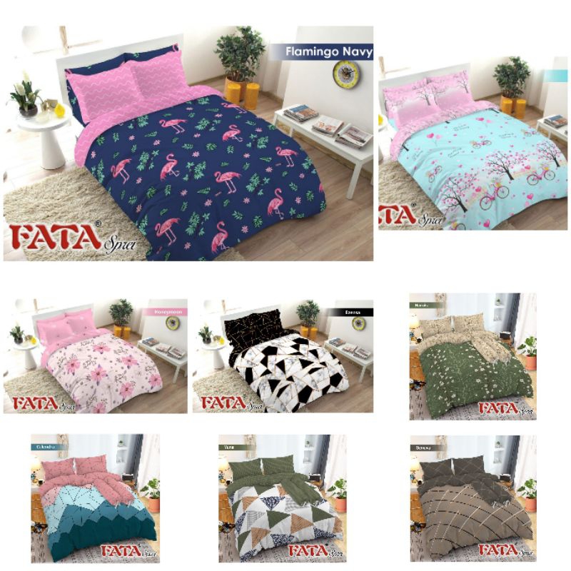 Jual FATA - Bedcover/ Bed cover Set Minimalis Ukuran King 180x200 ...