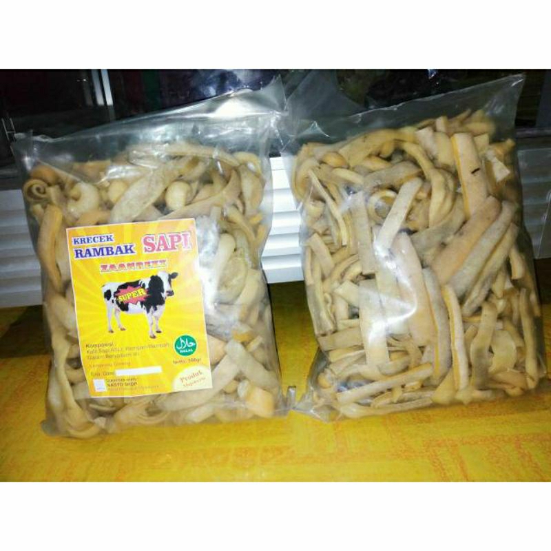 Jual Krecek Rambak Kulit Sapi Asli STIK 500grm | Shopee Indonesia