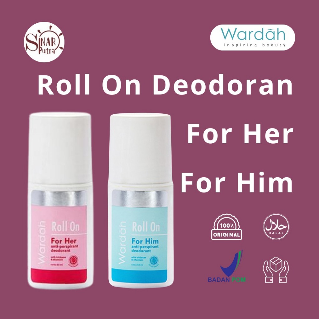 Jual Wardah Roll On For Her 60 ml | Shopee Indonesia