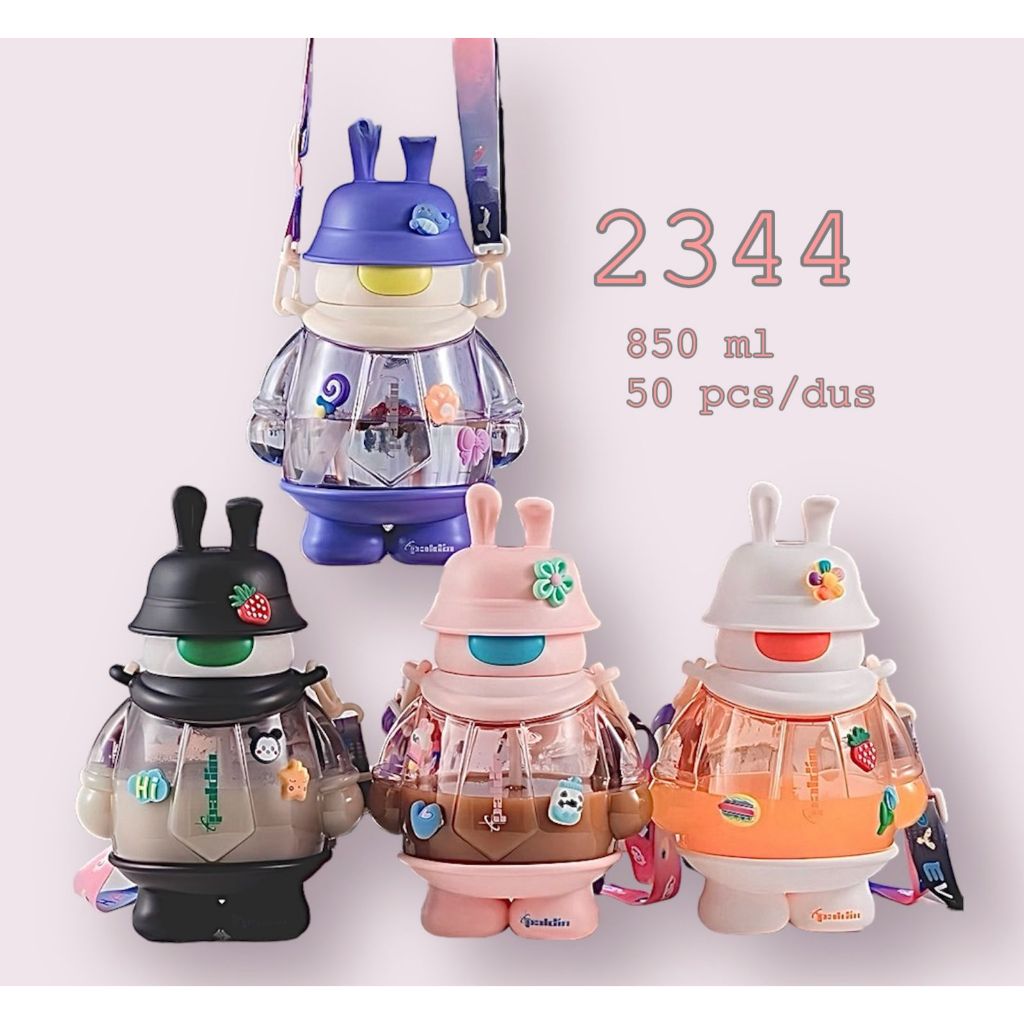 Jual BOTOL MINUM ANAK KARAKTER KELINCI LUCU UK 850ML + TALI PANJANG BOTOL AIR MINUM ANAK SEKOLAH ...