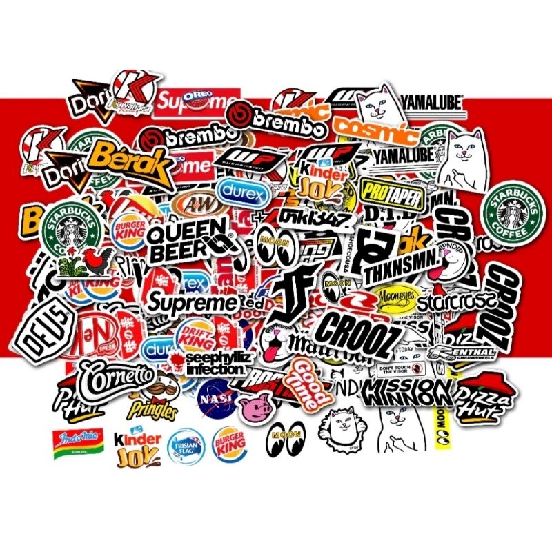Jual STICKER AESTHETIC ISI STICKER RANDOM STICKER APPAREL STICKER BAND ...