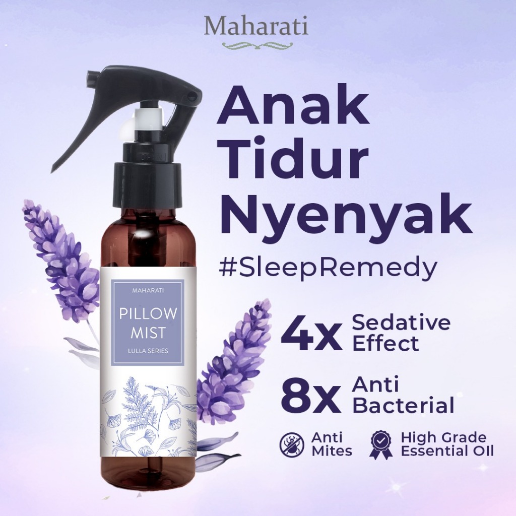 Jual Pillow Mist Linen Spray | Lulla Series | Aromatherapy Deep Sleep ...