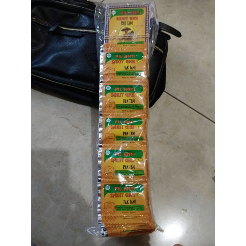 Jual obat sakit gigi PAK TANI Original satu slop(5renceng) | Shopee ...