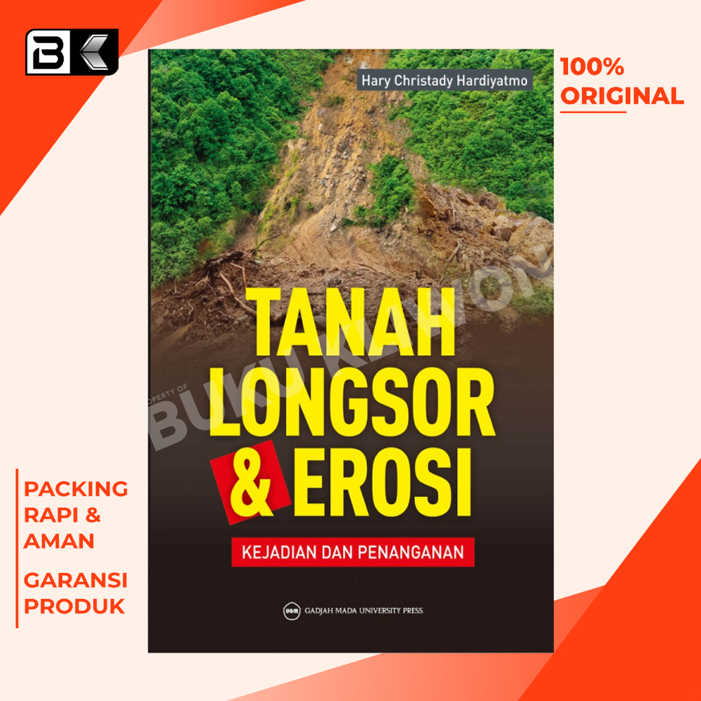 Jual Buku Tanah Longsor & Erosi: Kejadian dan Penanganan - Hary ...