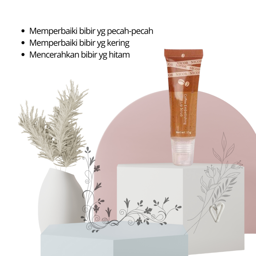 Jual NICOR LIP SCRUB - Scrub Bibir | Pelembap Bibir Dengan Varian Rasa ...