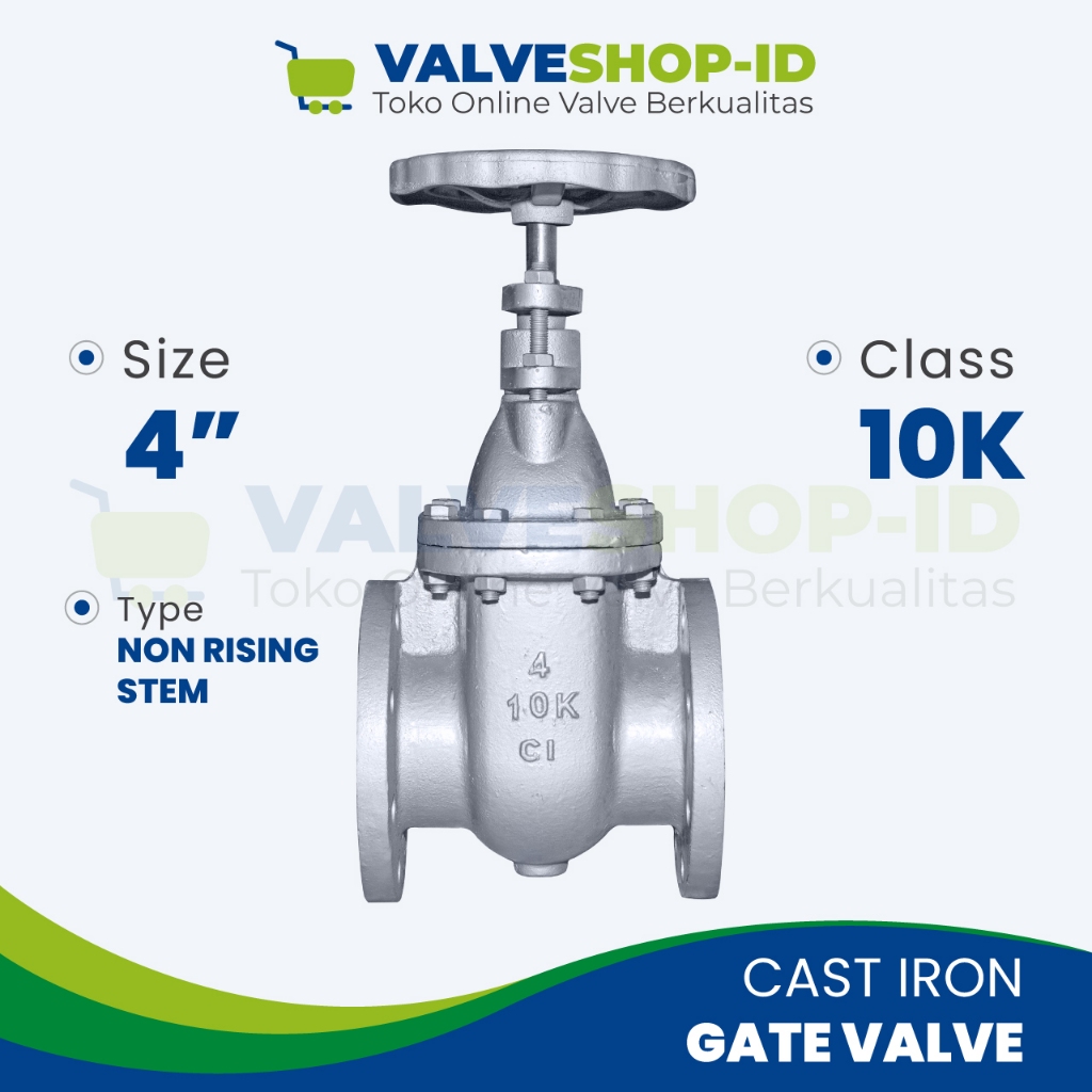 Jual Gate Valve 4" JIS 10K Cast Iron | Shopee Indonesia