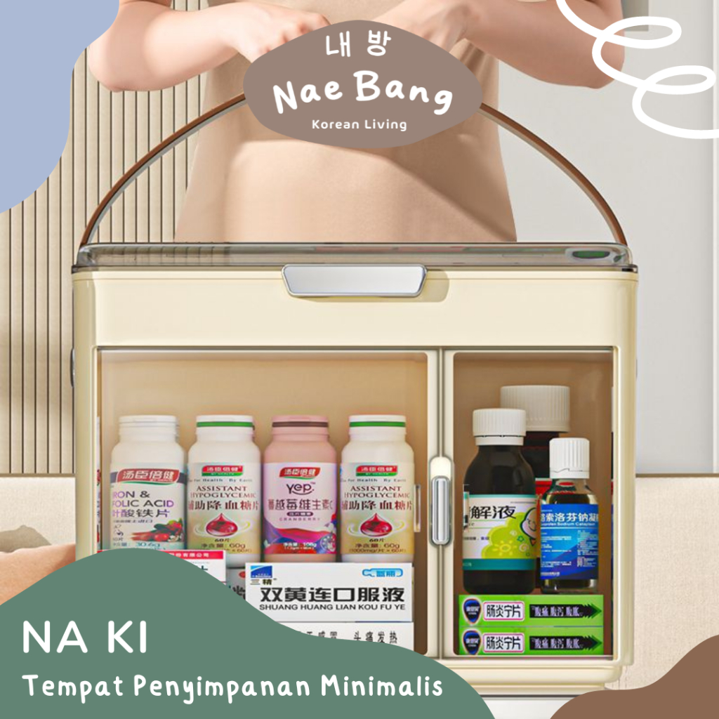 Jual NAE BANG - NA KI Wadah Simpan Obat Estetis Kotak P3K Serbaguna ...