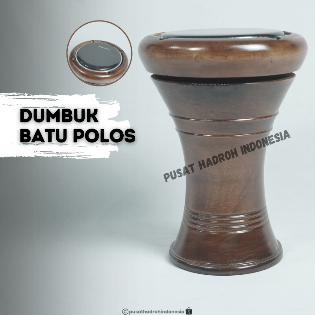 Jual Dumbuk Batu Motif Polos Hadroh Tumbuk Batu Qasidah Darbuka Calti ...