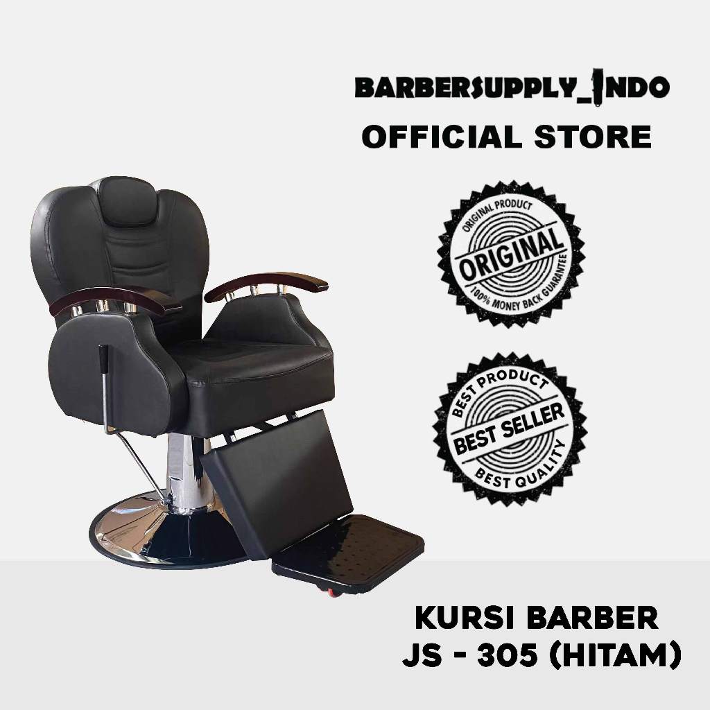 Jual KURSI BARBER SHOP HIDROLIK KURSI BARBERSHOP SALON JS 305 | Shopee Indonesia