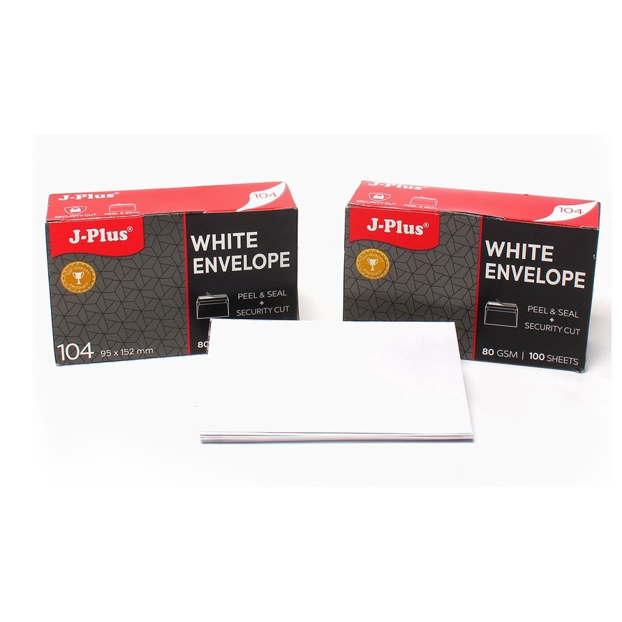 Jual J-PLUS 104 Amplop Putih/Envelope 80gsm 95x152mm | Shopee Indonesia