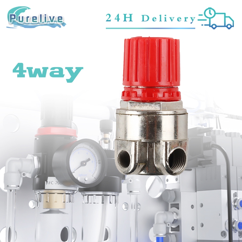 Jual 4 Lubang Regulator Compressor Kran Pengatur Valve Pressure ...