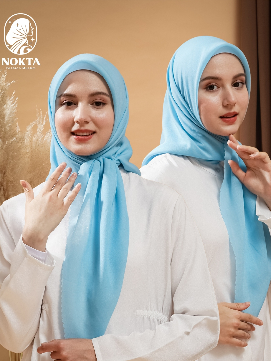 Jual Hijab Premium Segi empat | Arabian Voal Original | Hijab Polos ...