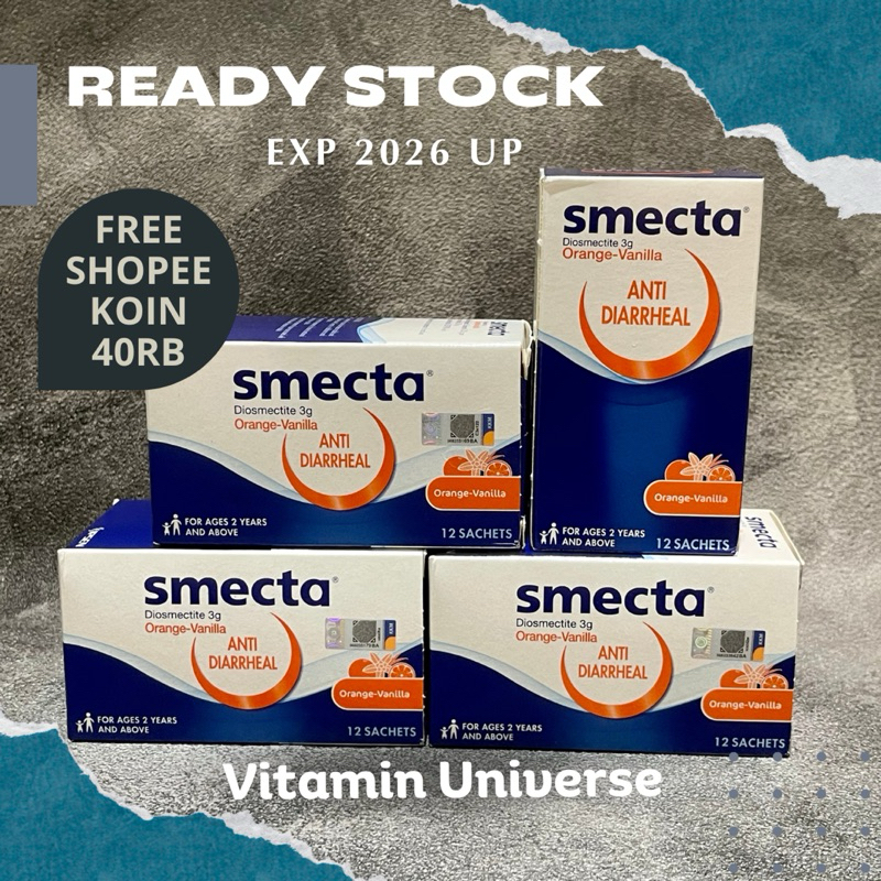 Jual Smecta Orange / Strawberry 12 sachet - Obat diare Anak & Dewasa ...