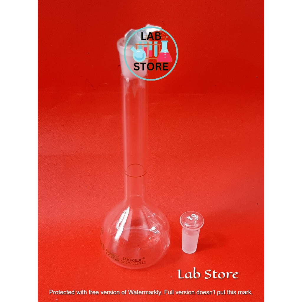 Jual Labu ukur 25ml Herma / Volumetric Flask 25ml Herma / Labu ukur Glass Stopper | Shopee Indonesia