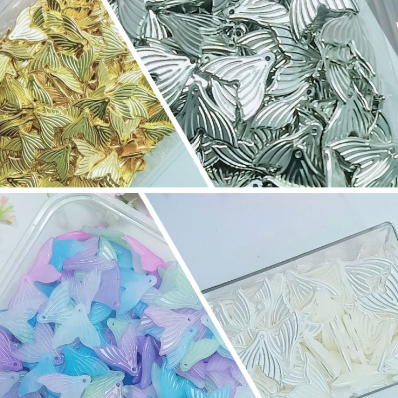 Jual (25 gr) Manik mote ekor mermaid | Shopee Indonesia