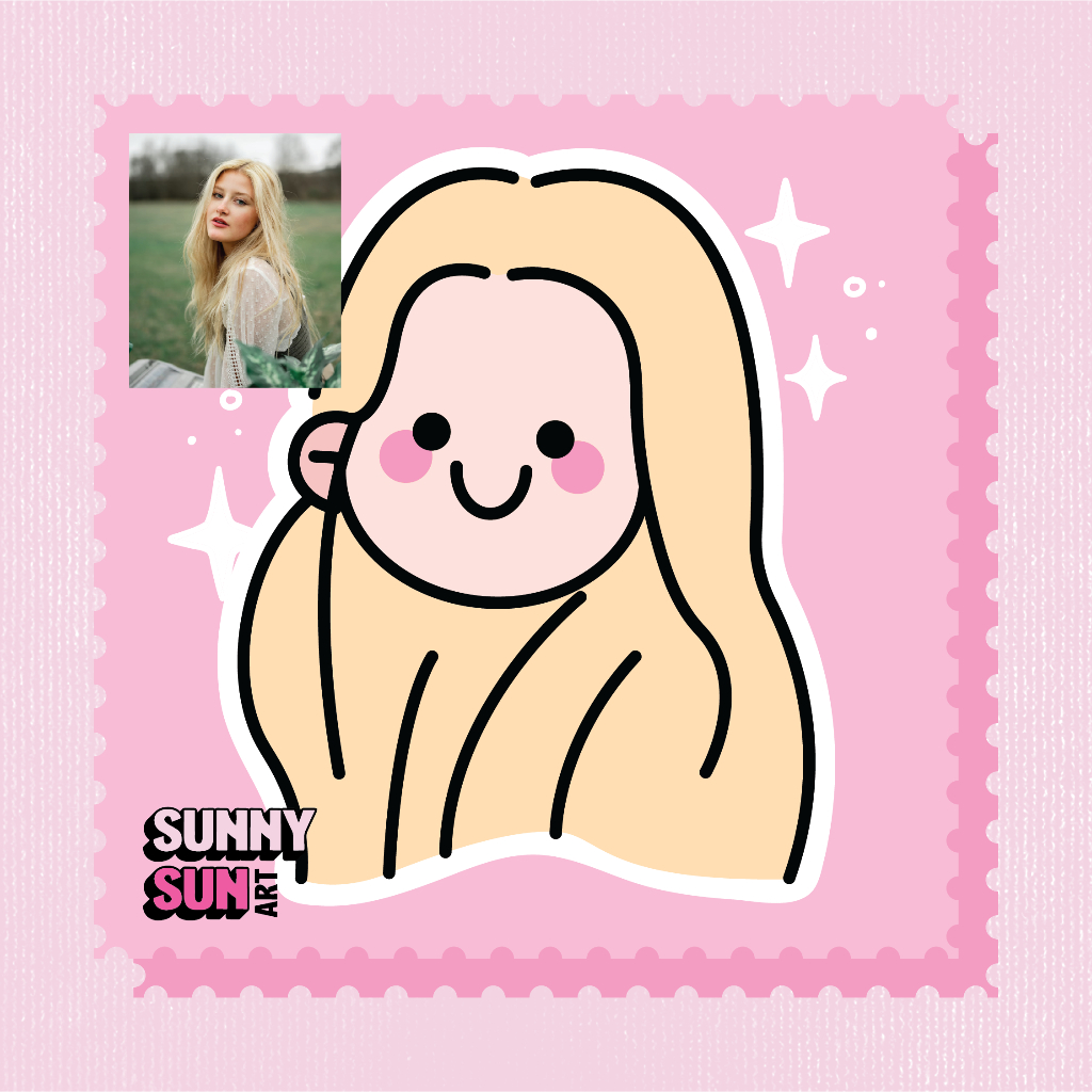 Jual (SOFT FILE) Jasa Ilustrasi Doodle / Doodle Wajah / Ilustrasi Wajah ...