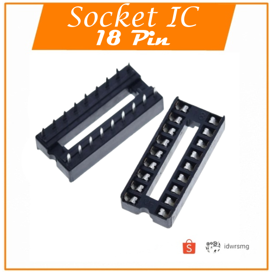 Jual Soket IC 18p socket IC 18 pin 18pin DIP | Shopee Indonesia