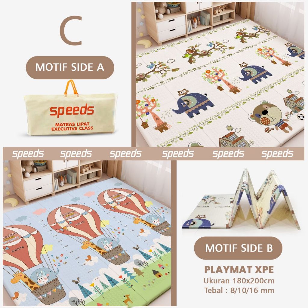 Jual Doritoki SNI Ready Karpet Playmate Lipat Anak 180x200 10mm/Karpet ...