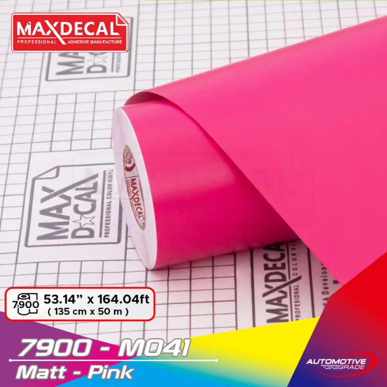 Jual MAXDECAL 7900 - M041 PINK MATT DOFF Vinyl Sticker 135cm [METERAN ...