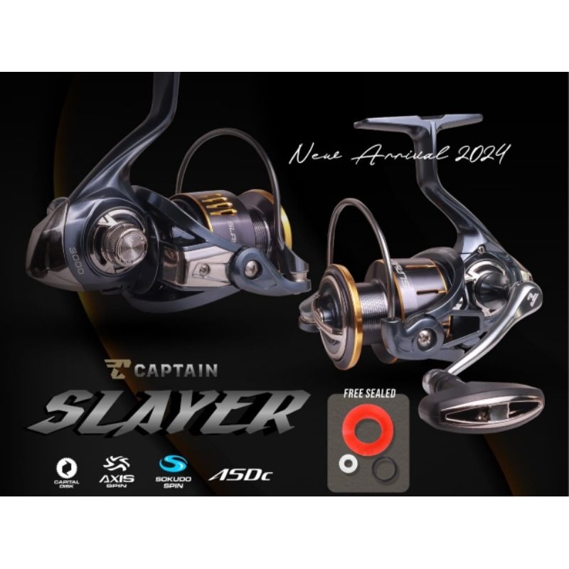 Jual REEL CAPTAIN SLAYER (POWER HANDLE) | Shopee Indonesia