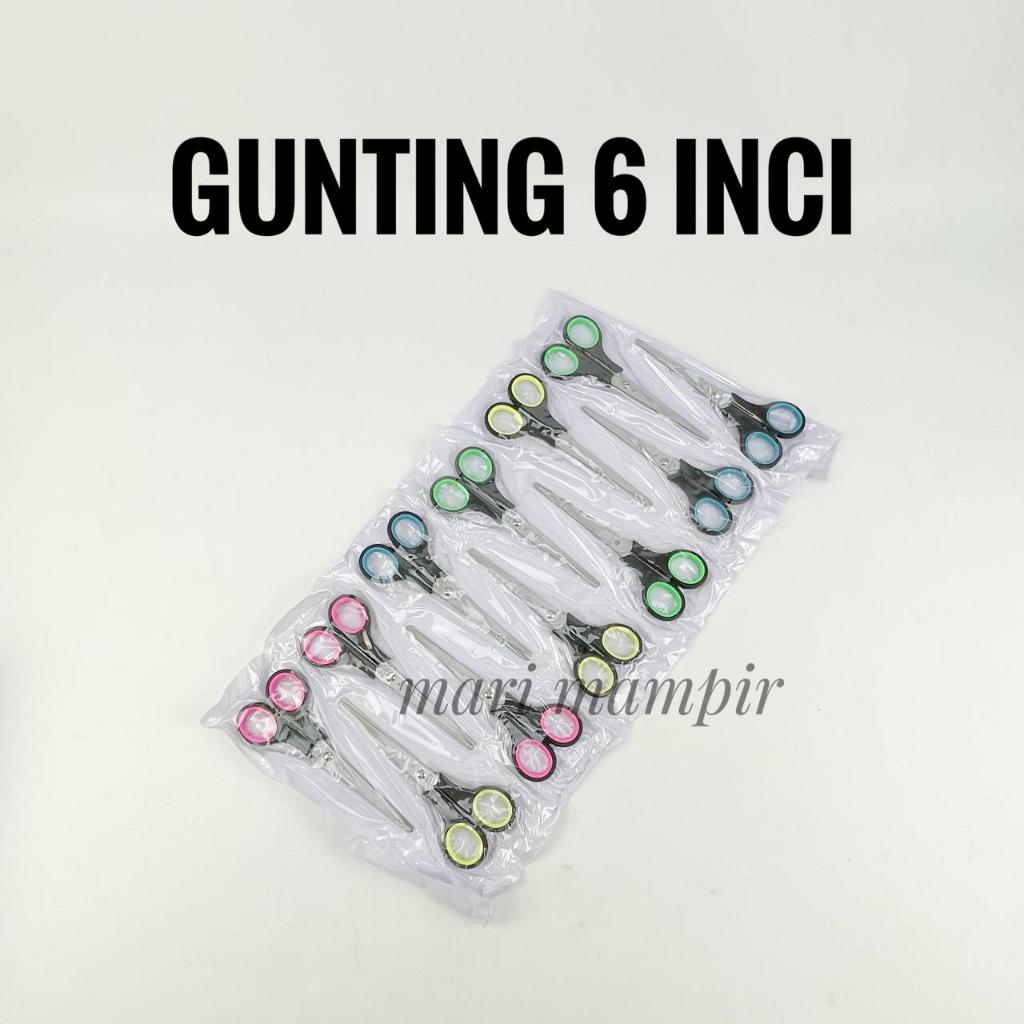 Jual GUNTING 6 INCI ( 1 LUSIN ) | Shopee Indonesia