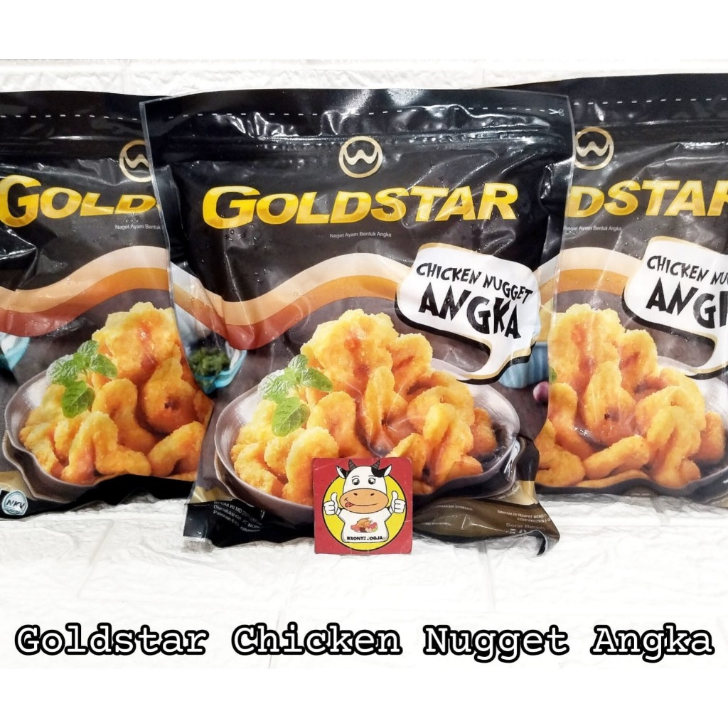 Jual GOLDSTAR NUGGET BENTUK ANGKA 500GRAM - DISASS JOGJA | Shopee Indonesia