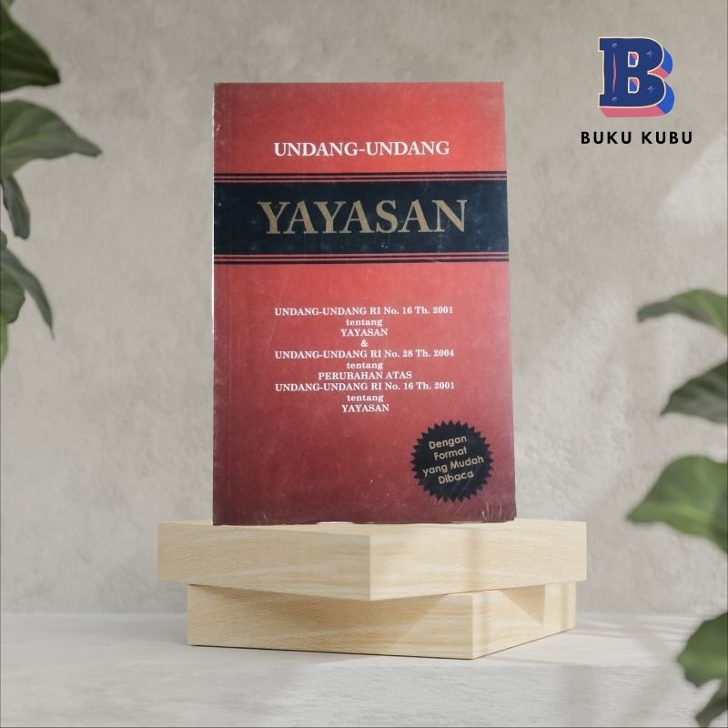 Jual UNDANG-UNDANG YAYASAN - ORIGINAL | Shopee Indonesia